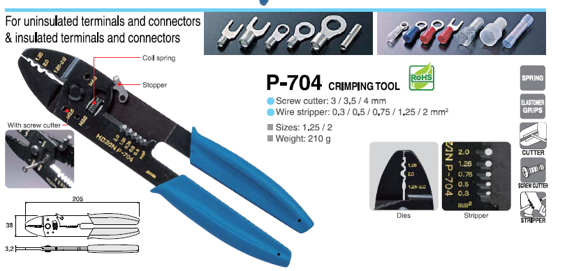 Ichiban Precision Sdn Bhd - Hozan - Hozan Crimping Tool